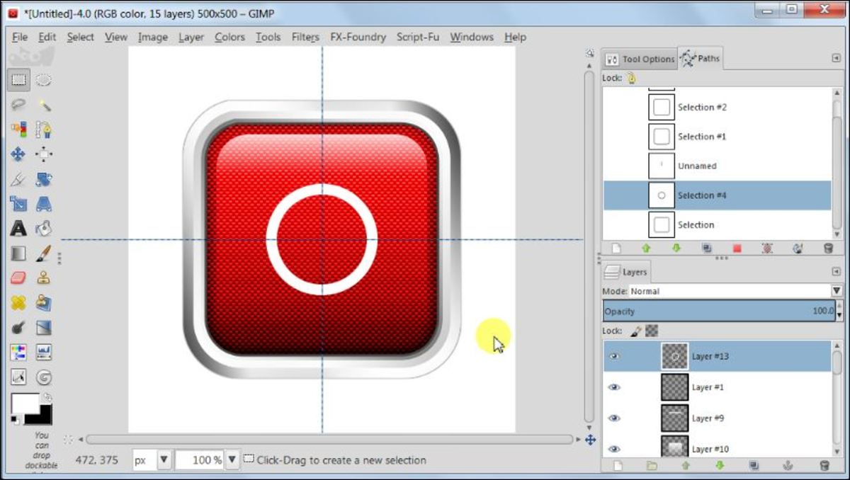 Create a Square Glossy Button in GIMP 2.8 Tutorial - HubPages