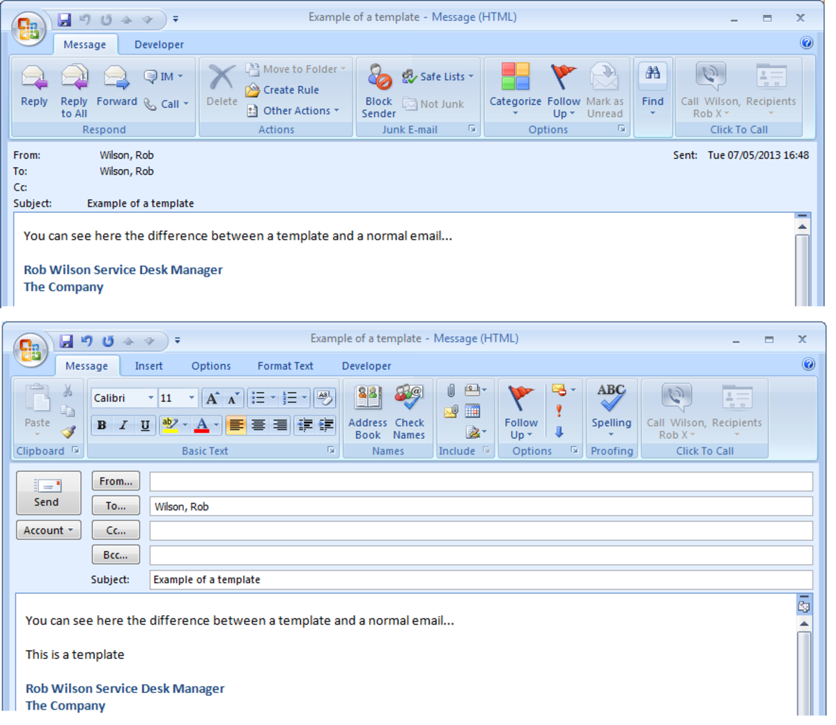 How To Edit Outlook Template Printable Templates