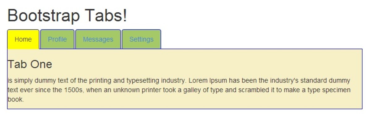 How to Style Bootstrap Tabs Step-by-Step - HubPages