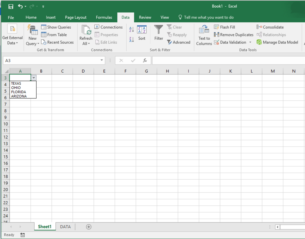 How To Create A Simple List Box In Microsoft Excel TurboFuture