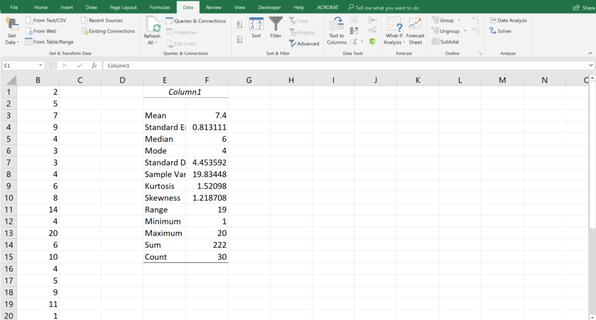 How To Use Microsoft Excel s Data Analysis ToolPak For Descriptive 