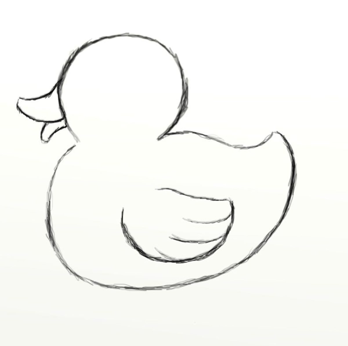 Rubber Duck Simple Drawing