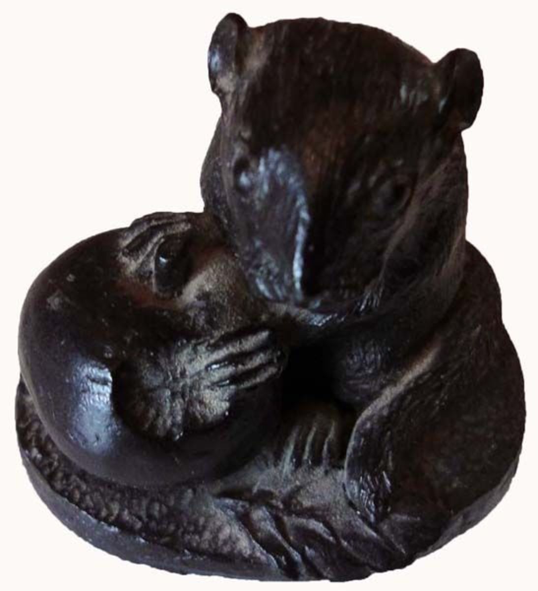 4 Handcrafted Coal Ornaments and Carved Figurines - HubPages