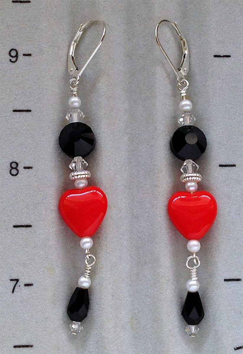 How to Make Romantic Beaded Heart Earrings - HubPages
