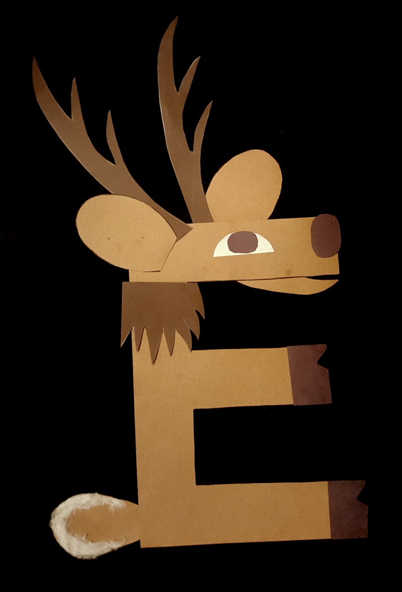 "E" Is for Elk (Alphabet Paper Craft for Kids) - HubPages