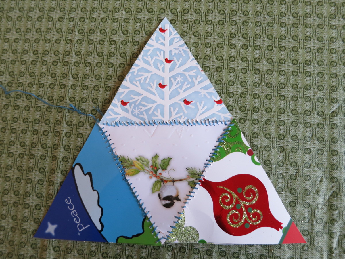 DIY Christmas Craft Ornaments From Recycled Greeting Cards - HubPages