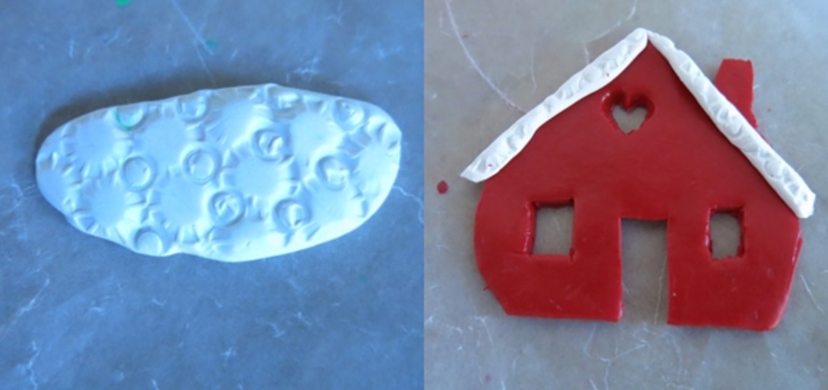 DIY Polymer Clay Gingerbread House Ornament - HubPages