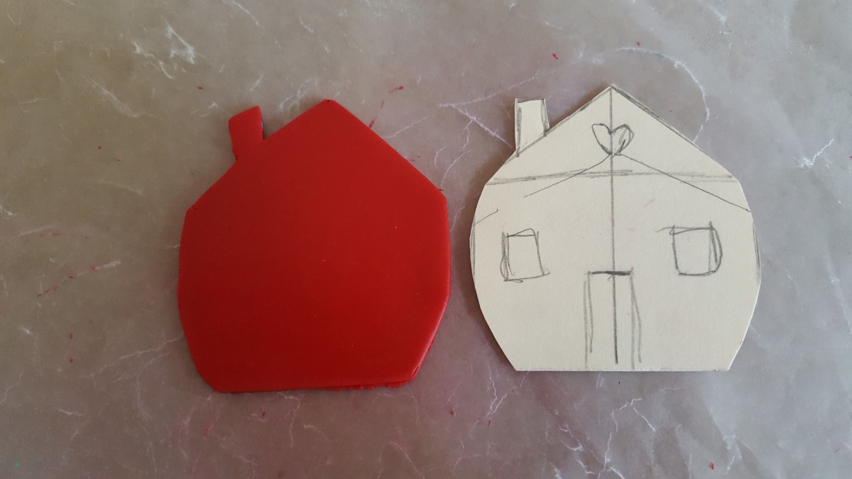 DIY Polymer Clay Gingerbread House Ornament - HubPages
