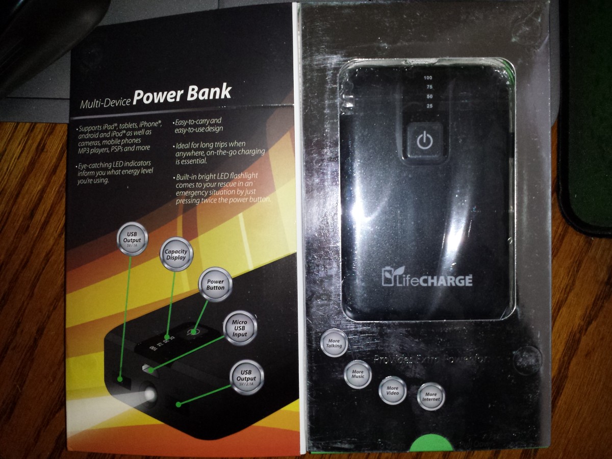 LifeCHARGE Multi-Device Charger 10,000 mAh Power Bank Review - HubPages