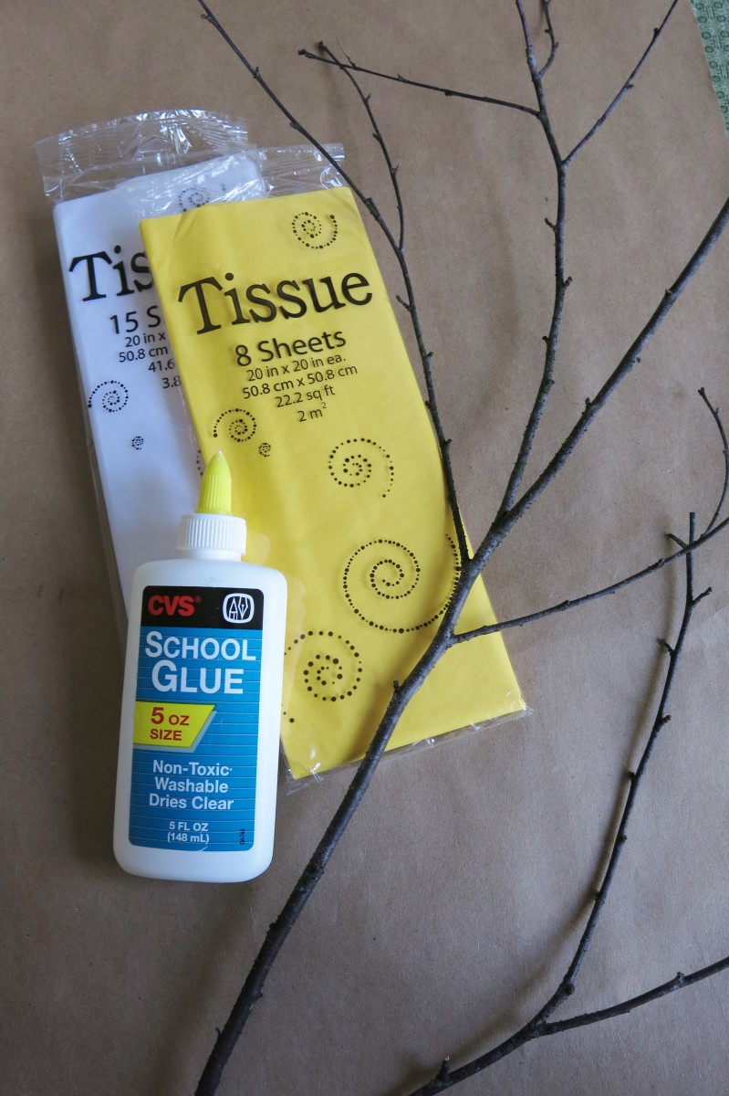 How to Make a Decorative Branch With Paper Flower Blossoms - HubPages