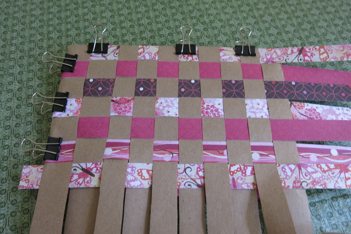 How to Make a Woven Paper Journal or Sketchbook Cover - HubPages