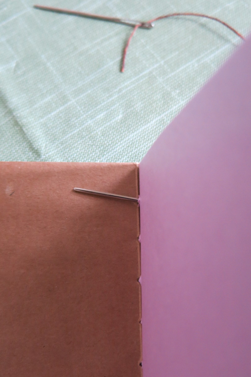 How to Hand Sew a Binding for a Card or Booklet - HubPages