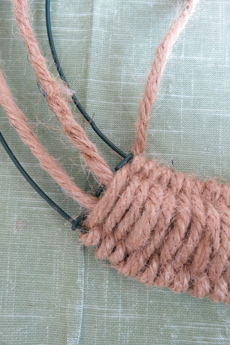 DIY Craft Tutorial: Wrapped & Woven Twine Wreath - HubPages