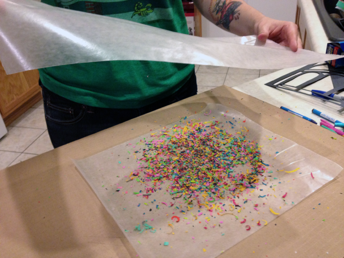 How to Make Stained “Glass” With Crayons and Wax Paper - HubPages