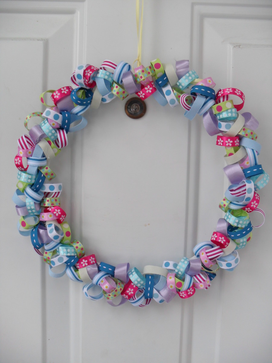 How to Make a Ribbon Wreath - HubPages