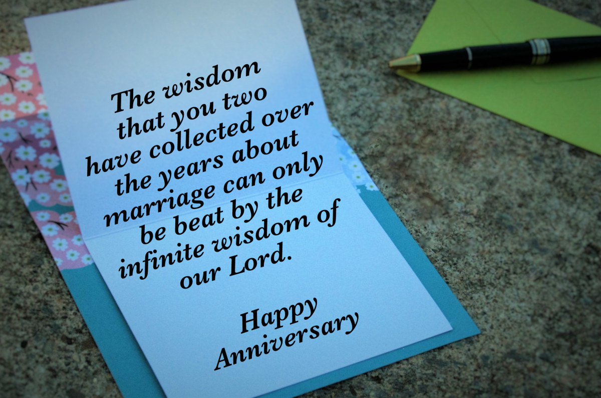 Christian Anniversary Wishes And Verses To Write In A Card Holidappy