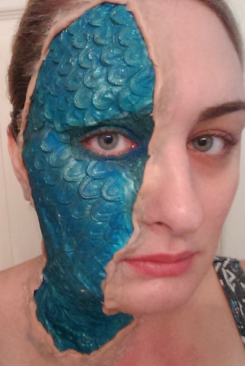 Makeup DIY: How to Make Prosthetic Scales (Mystique/Lizard Style ...
