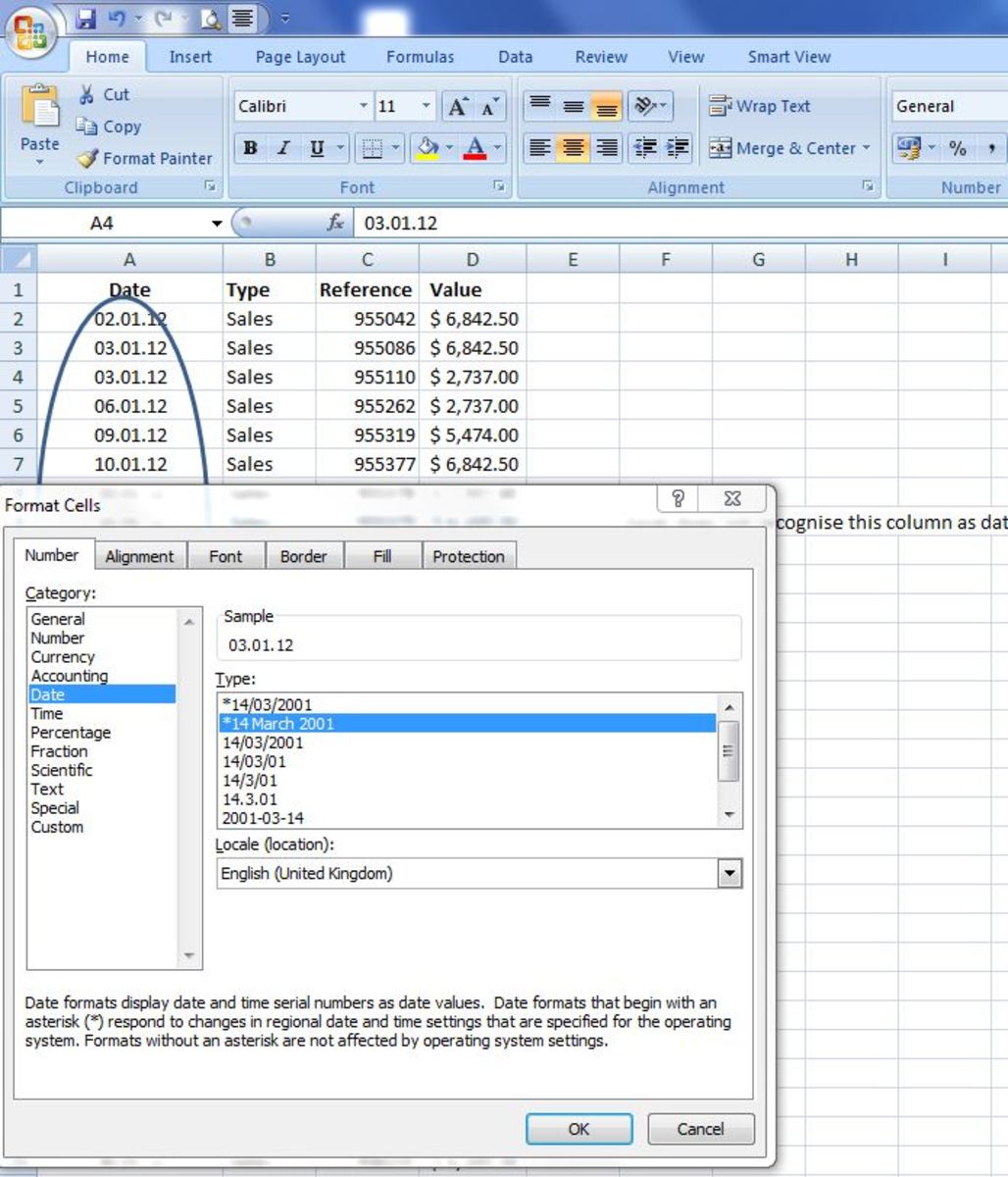 Excel Problems Fix Date Formats TurboFuture