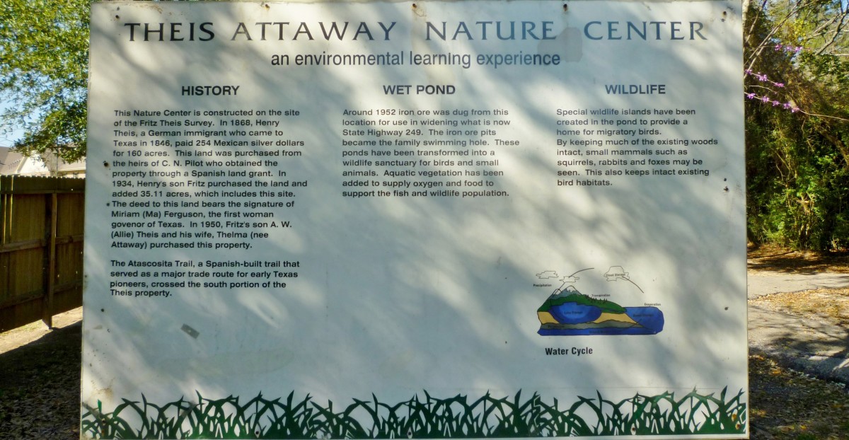 Theis Attaway Park: Small Nature Center in Tomball, Texas - HubPages