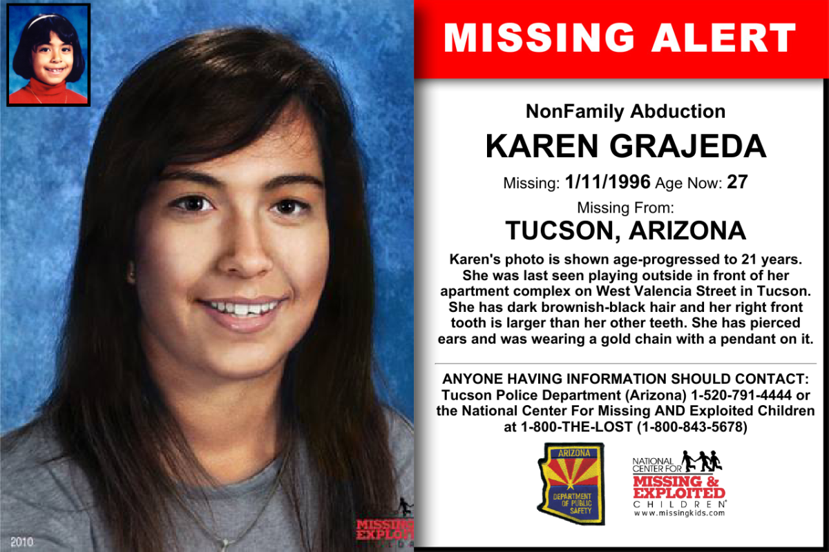 Karen Grajeda: Tucson Girl Missing Since 1996 - HubPages