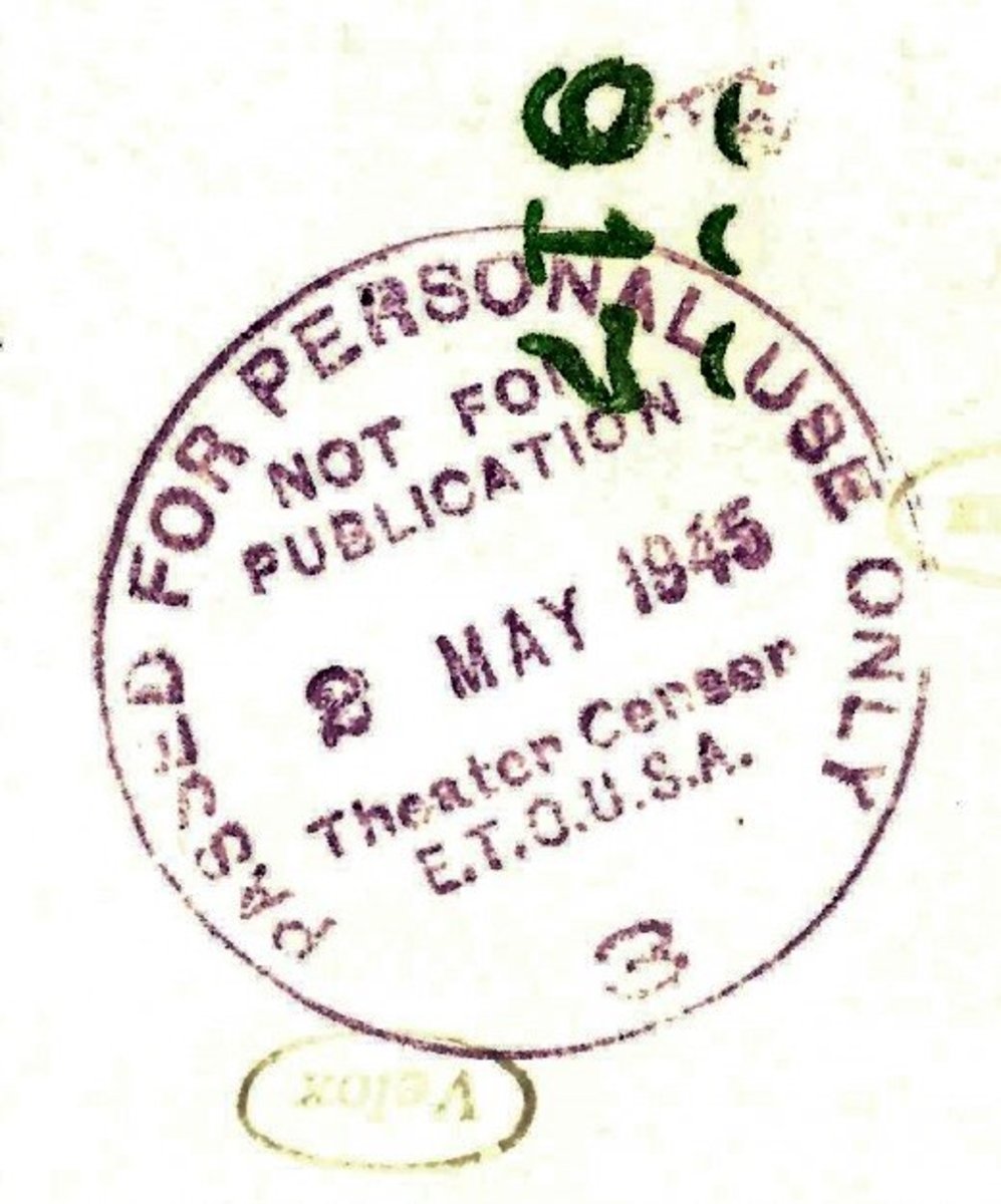 Vintage World War II Letter From Soldier to Wife Regarding Birth of a ...