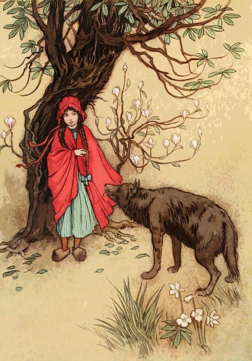 Halloween Red Riding Hood Style - LetterPile