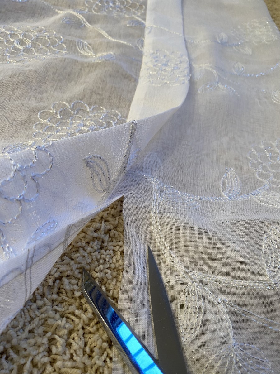 How to Keep the Original Hem When You Shorten Curtains or Garments ...