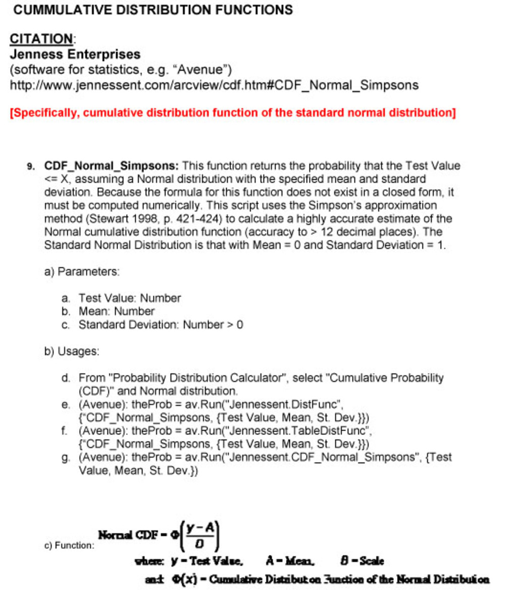 Statistics and Probability: Cumulative Distribution Function - HubPages