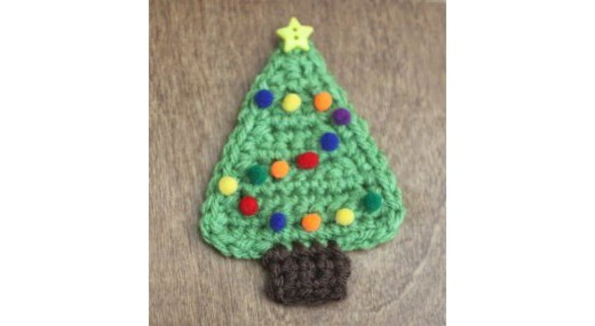 15 Free Christmas Tree Applique Crochet Patterns. - HubPages