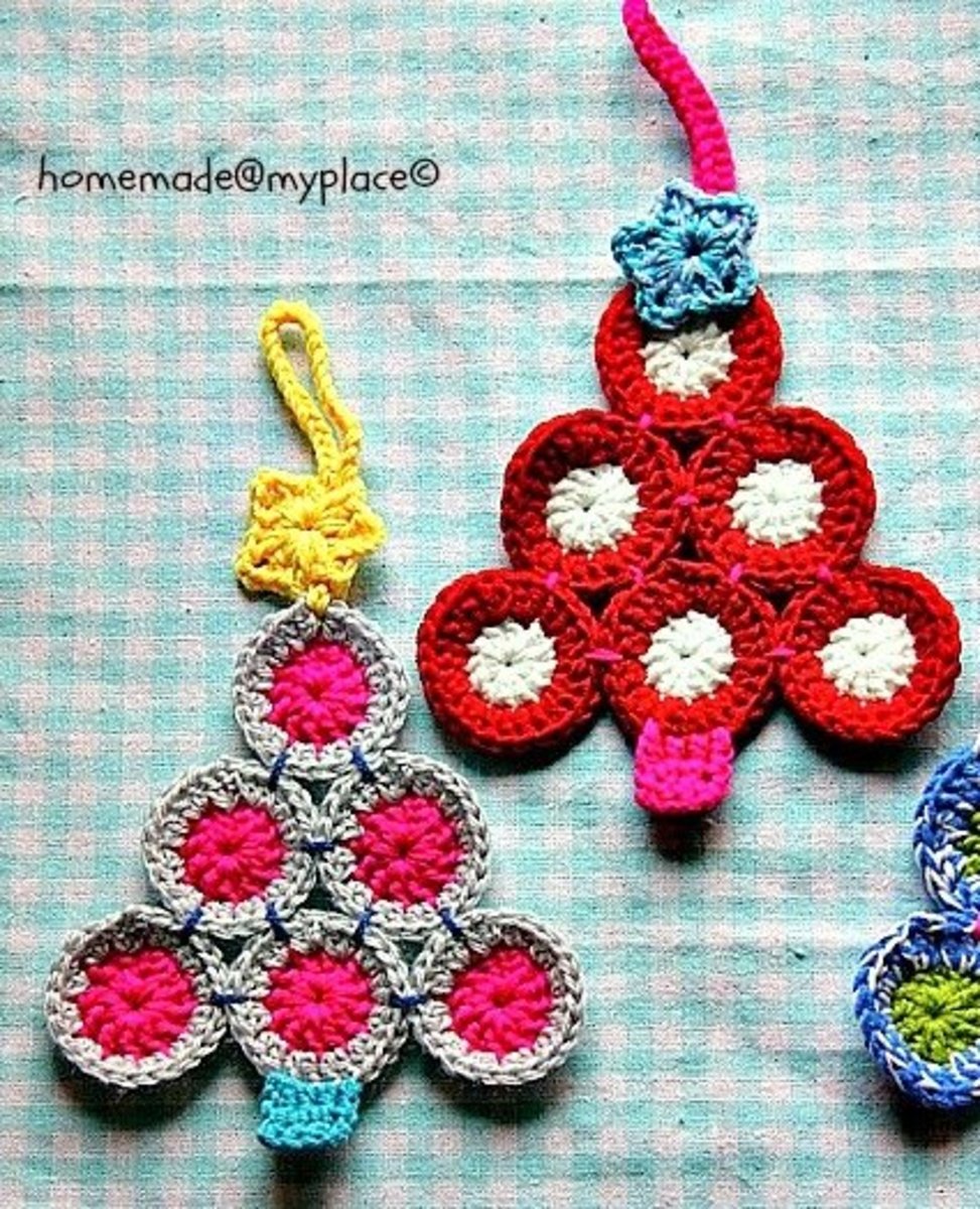 15 Free Christmas Tree Applique Crochet Patterns. - HubPages