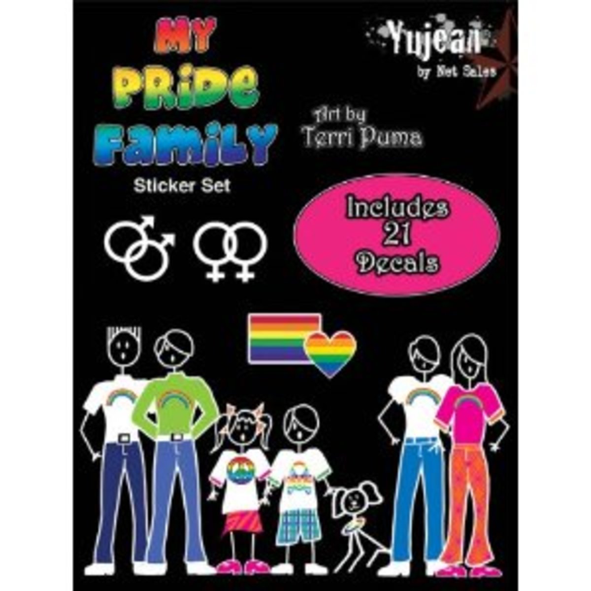 LGBT Stick Figure Sticker Sets, Gay Family Car Decals - HubPages
