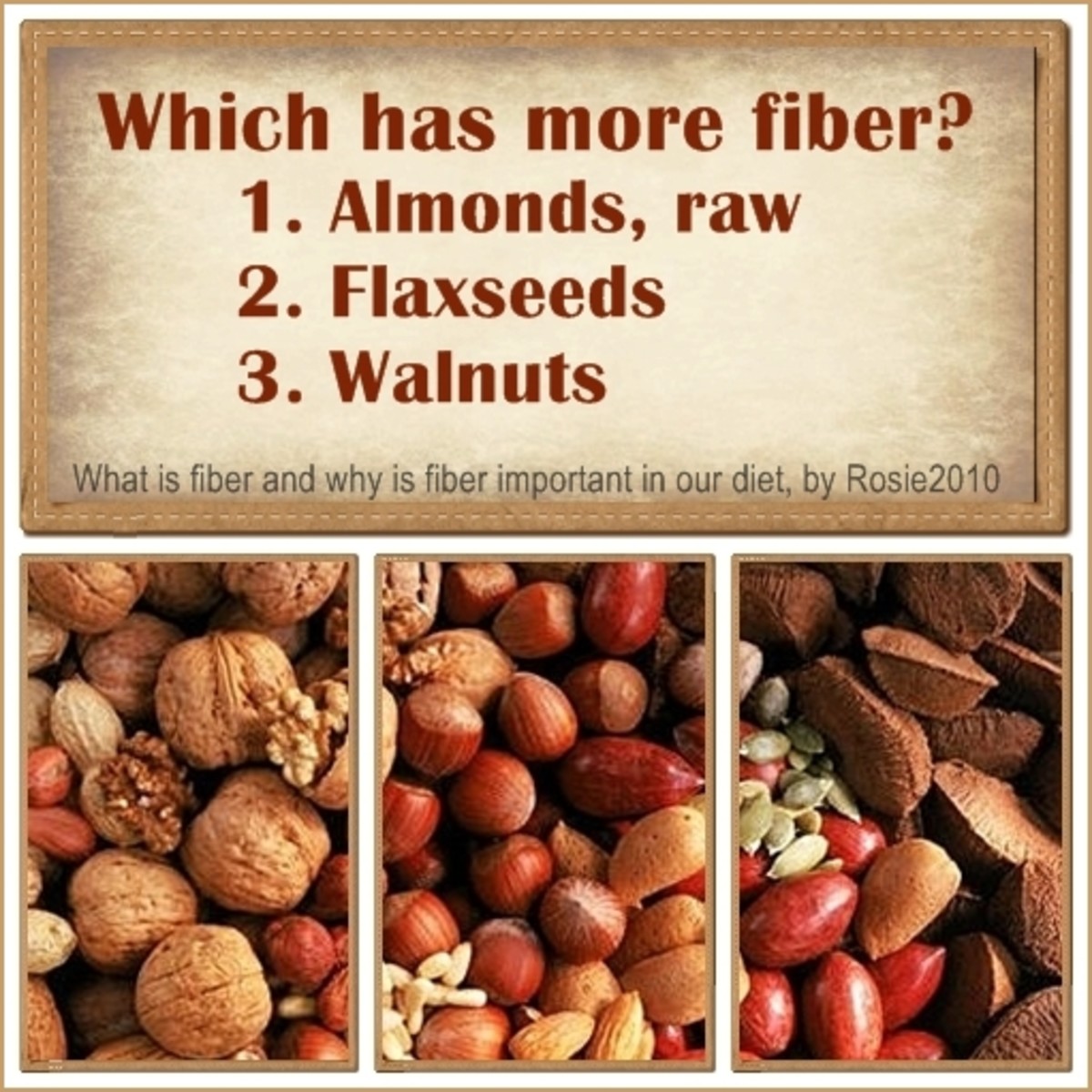 What is Fiber and Why is Fiber Important in our Diet? - HubPages