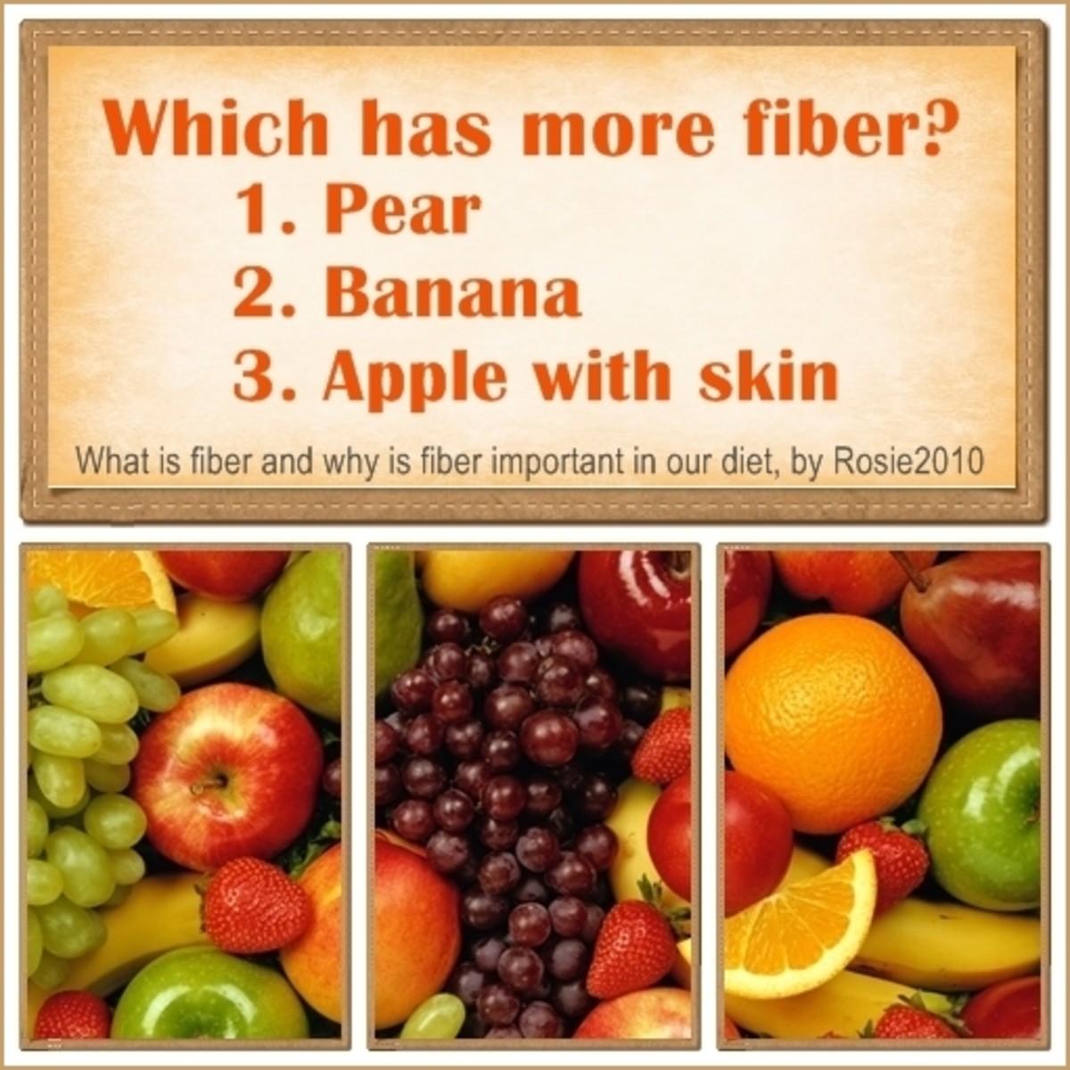 What is Fiber and Why is Fiber Important in our Diet? - HubPages