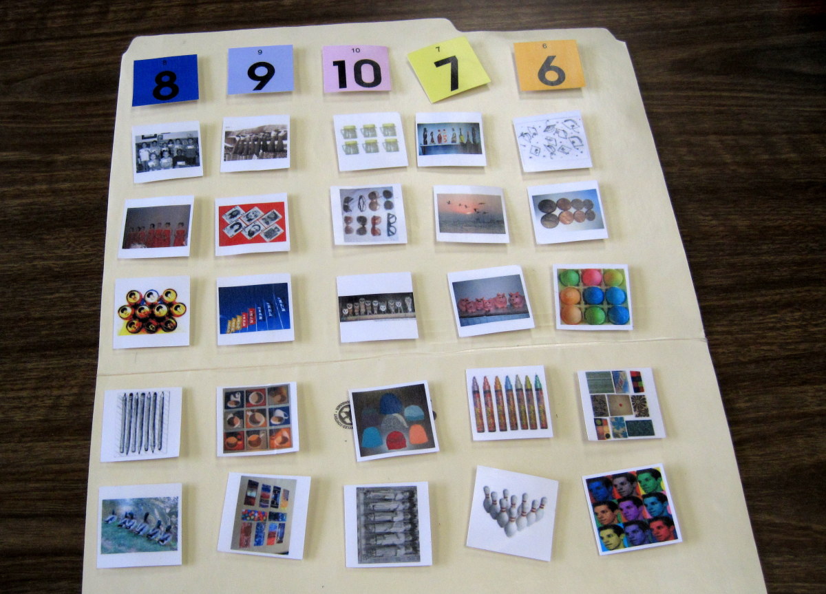 Classroom File Folder Activities and Games With Velcro: Math Ideas ...