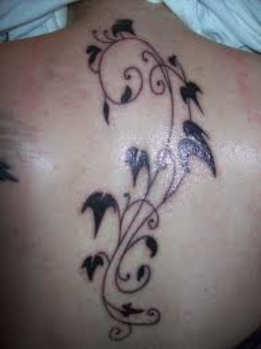 Ivy Tattoo Designs And Meanings-Ivy Flower Tattoos And Vine Tattoos ...