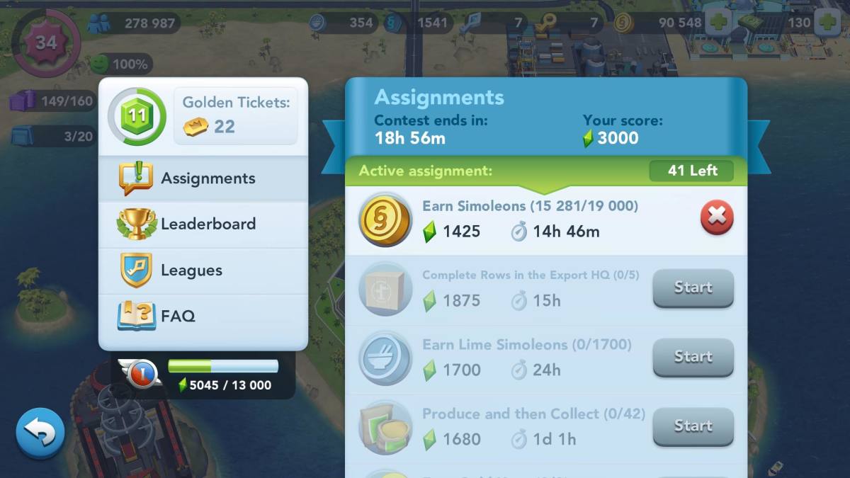 Simcity Buildit Guide: Assignments in the Contest of Mayors - HubPages