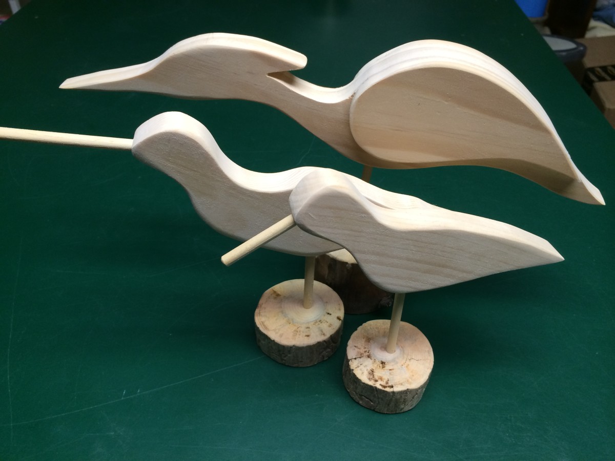 How to Make a Shorebird Silhouette Decoy: Rustic Handcrafted Folk Art ...