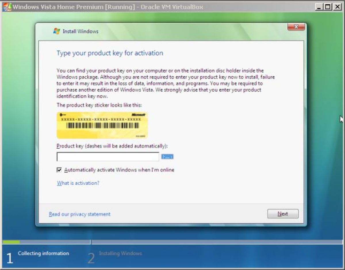 Installing Windows Vista In VirtualBox - HubPages