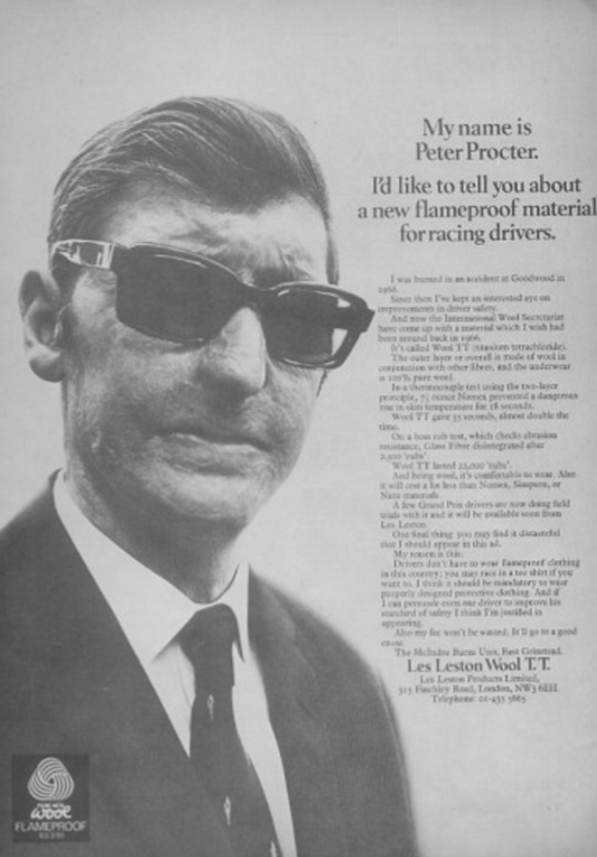 Motorsport Safety - the Peter Procter Story - HubPages