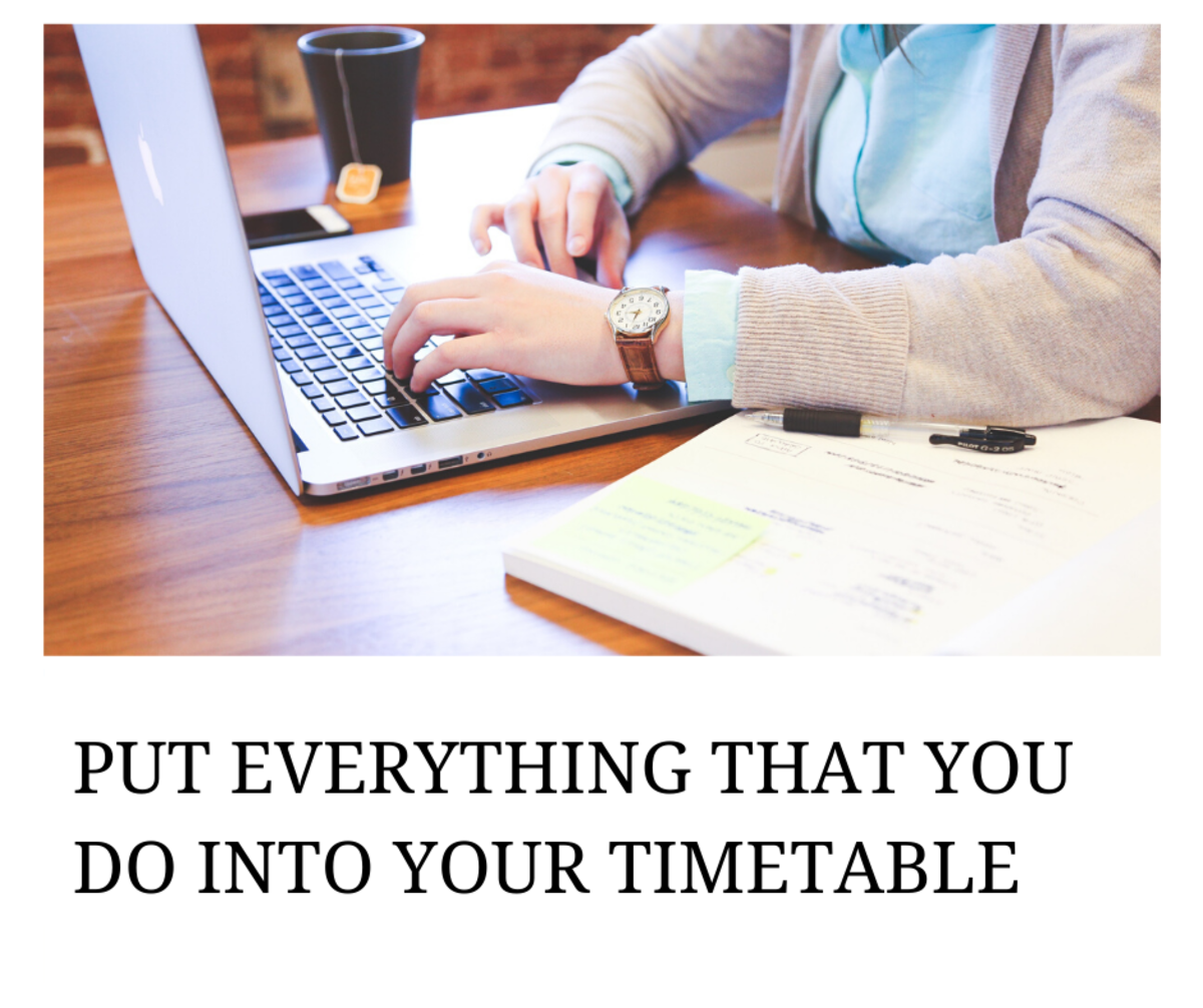 Timetable Plan Template to Help You Become Better at Studying - HubPages
