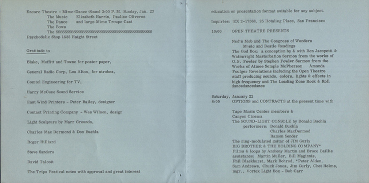 The Acid Test Concert Posters & Handbills - HubPages