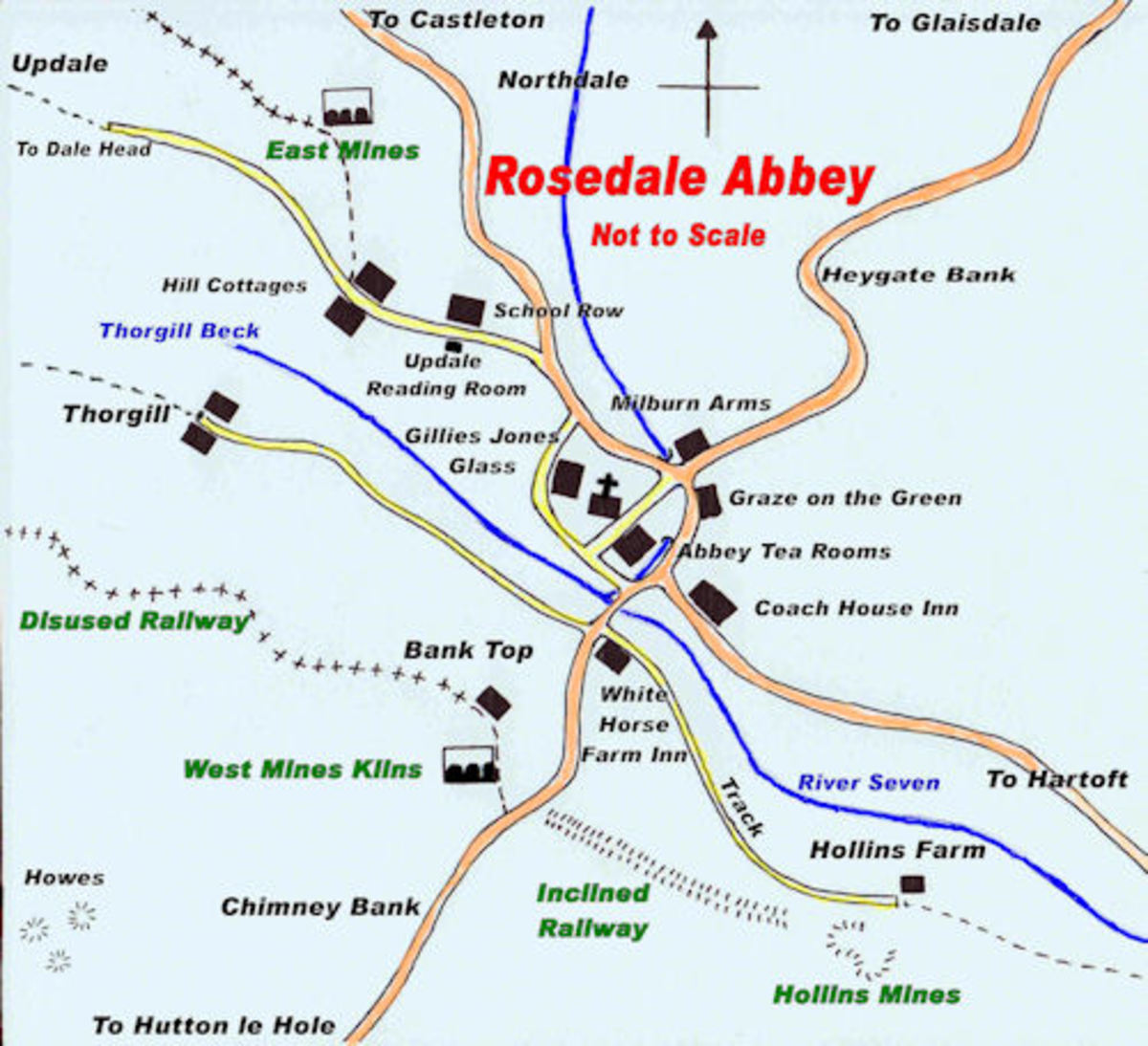 Travel North - 50: Mine Line, Rosedale's Iron Ore Outlet; 2. Operating ...