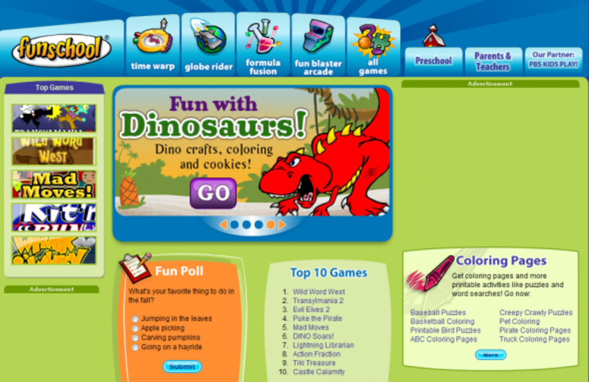 Best Free Online Learning Games For Kids HubPages