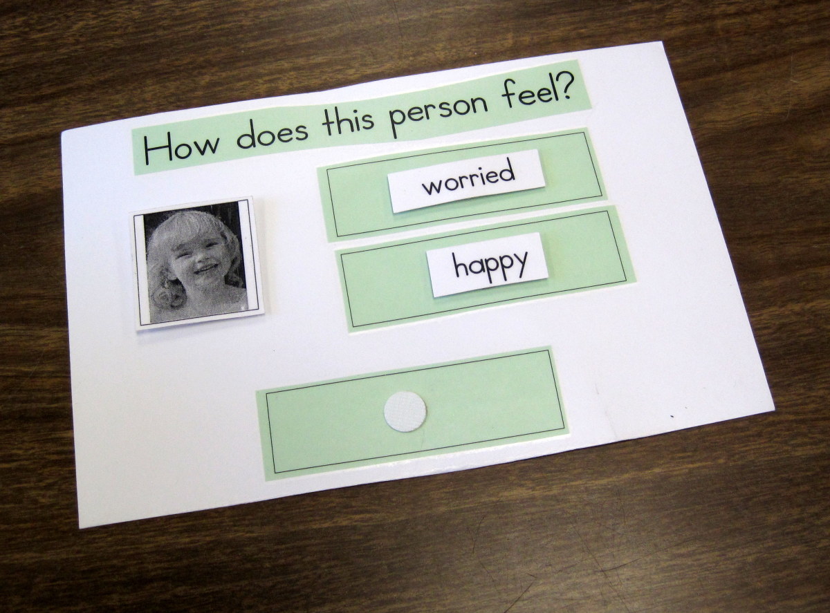 Teaching Feelings and Emotions to Children: Materials with Velcro ...