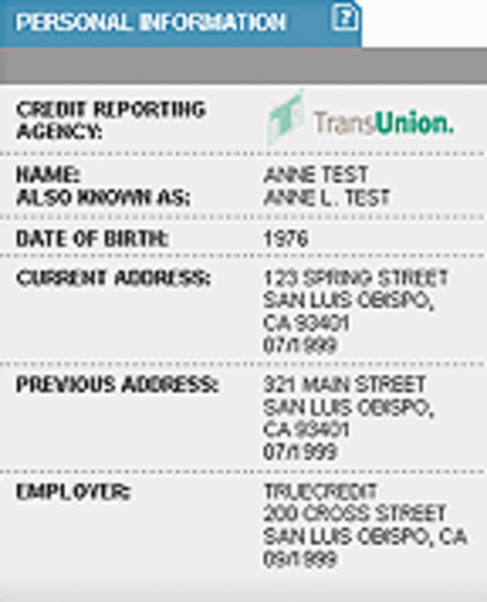How to Understand Six Sections of a Credit Report - HubPages
