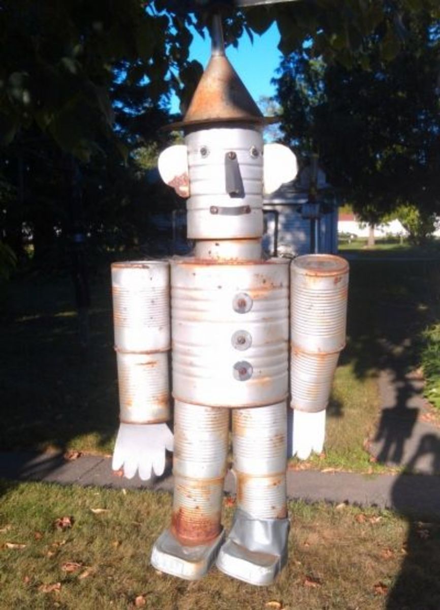 How To Make A Recycled Tin Man - HubPages