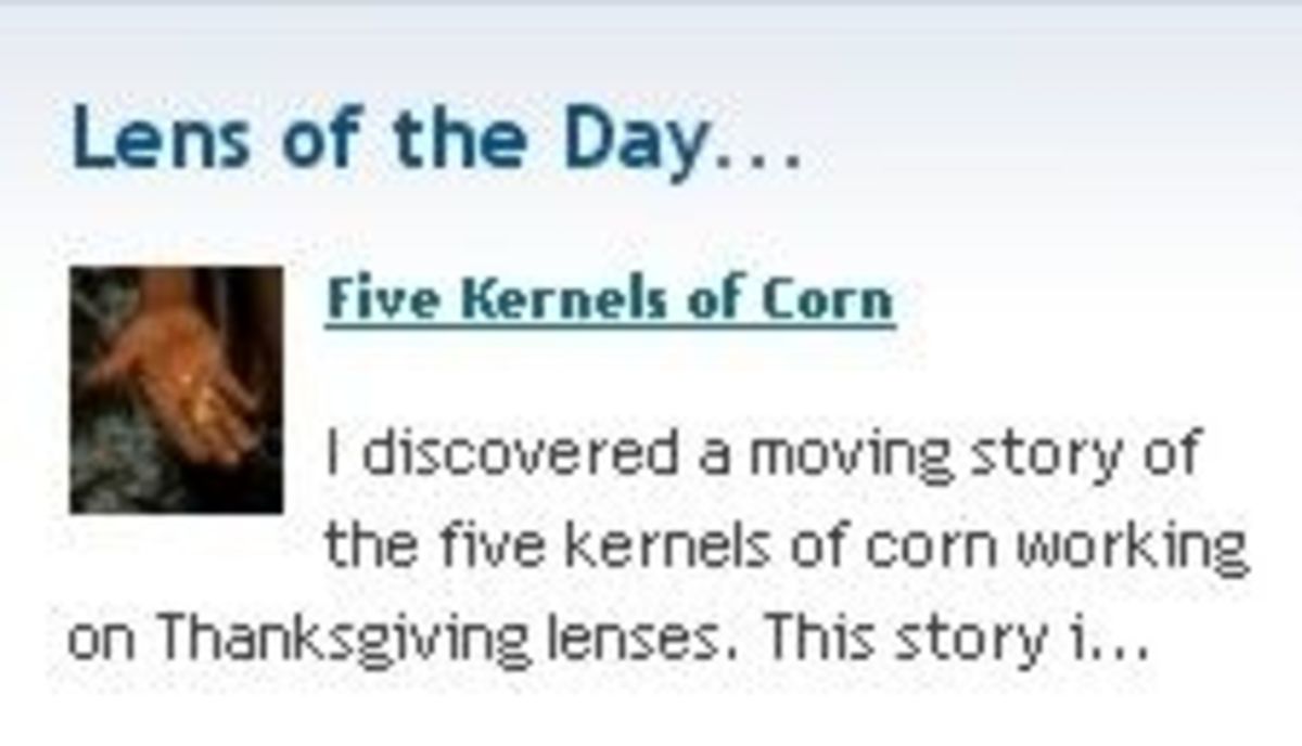 Five Kernels of Corn Story - HubPages