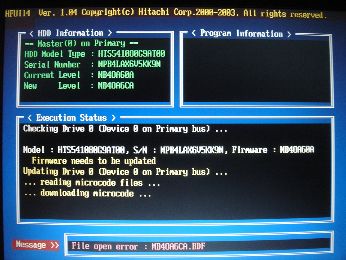 Fixing an IBM T43 Thinkpad which Hangs at Start-up and 2010 Error ...