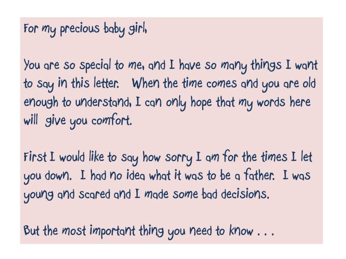 How To Write a Personal Legacy Letter (Ethical Will) - HubPages