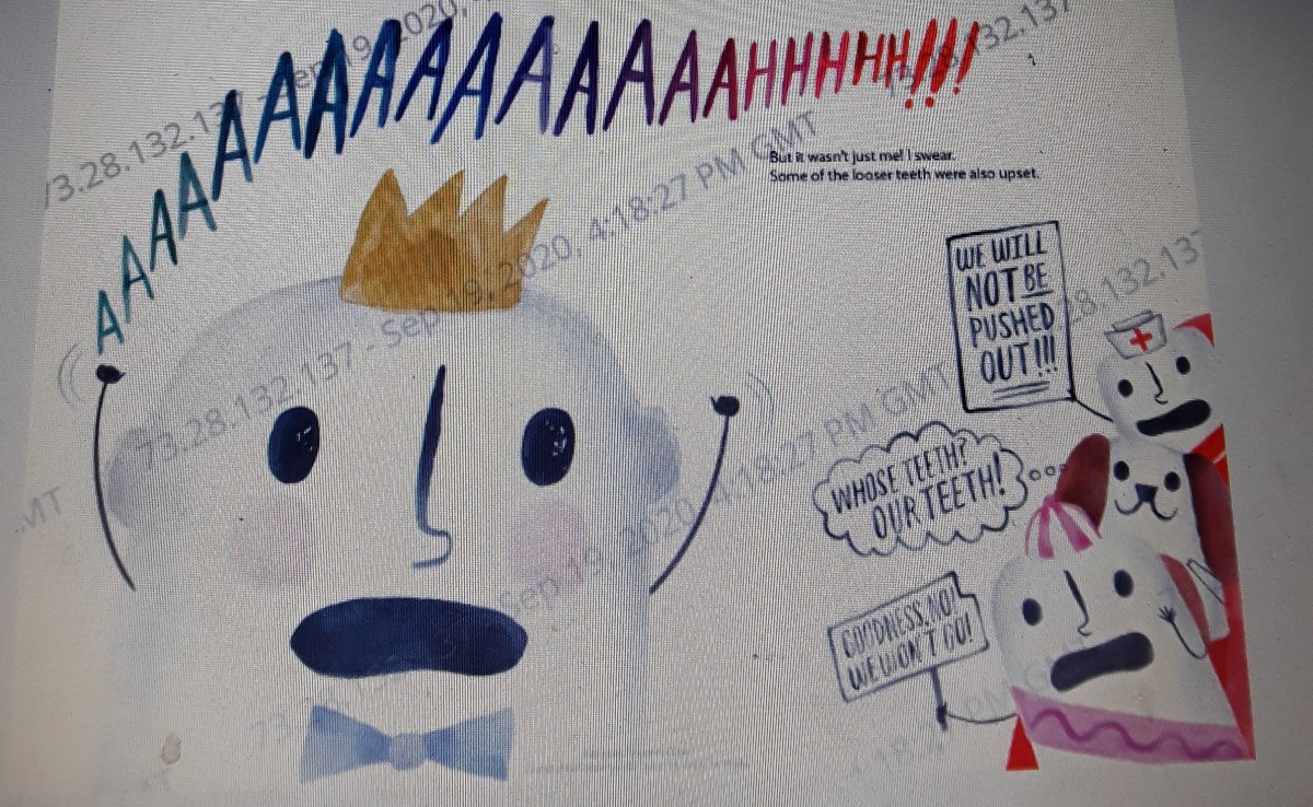 A Baby Tooth's Fear of Falling Out in Creative Picture Book Teaches ...